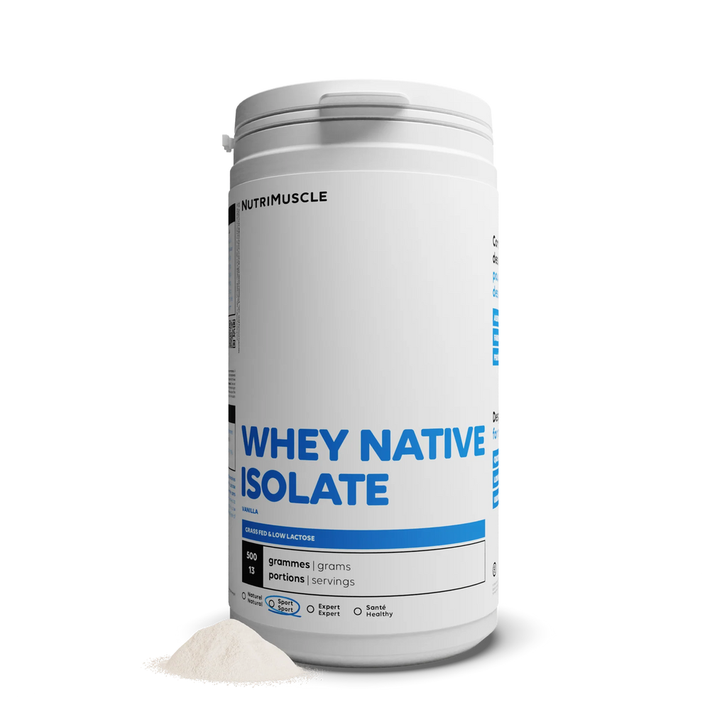 WHEY NATIVE ISOLATE - NUTRIMUSCLE – Diét-éthique